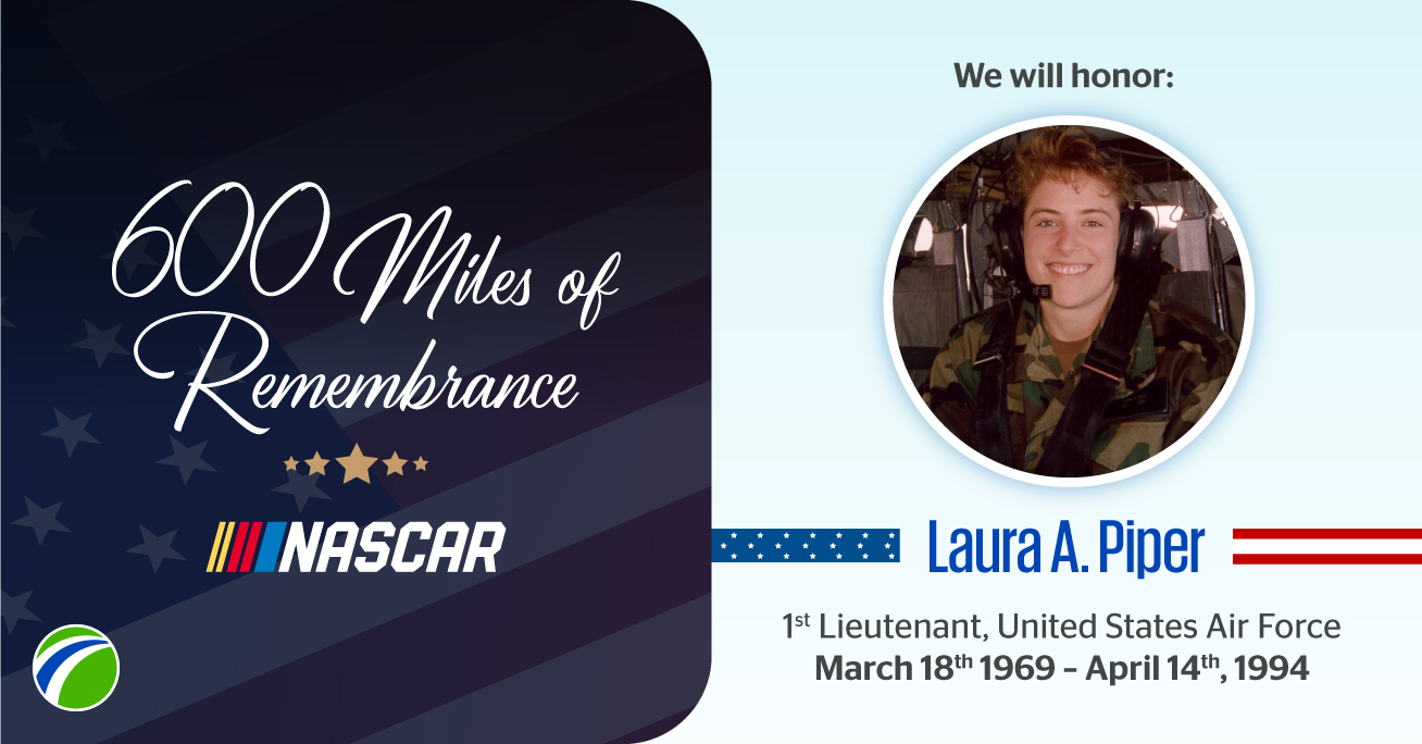 First Lieutenant Laura Piper Will Be Honored at the NASCAR Memorial Weekend Race in Charlotte ...